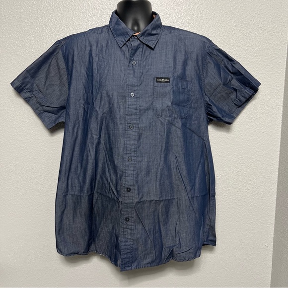 Taco Bell | Shirts | Taco Bell Mens Xl Employee Work Shirt Chambray ...